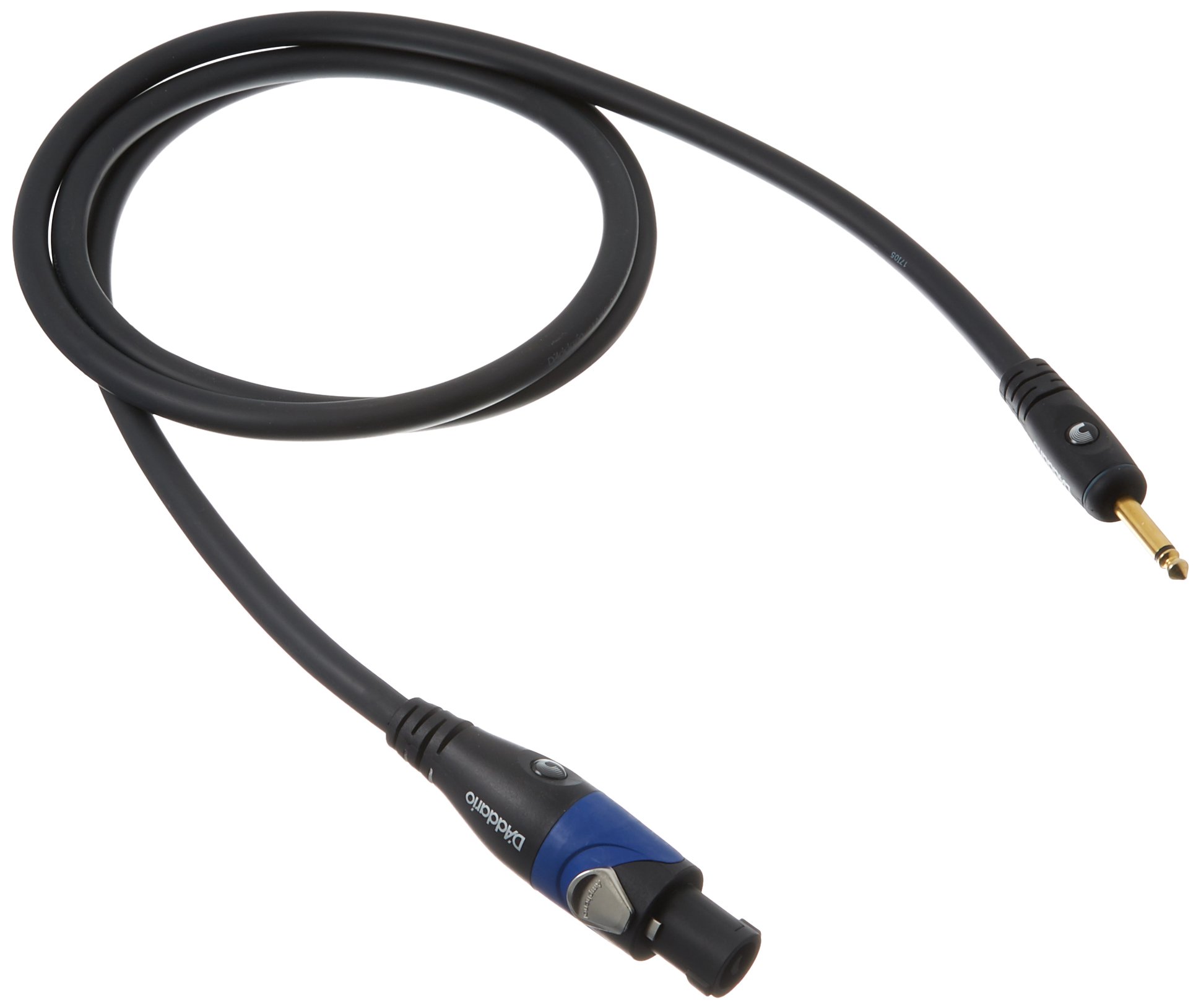 D'Addario Accessories D'Addario Speaker Cable - Custom Series Twist Connector - 1/4 Inch/6.35 MM - 1 Pack