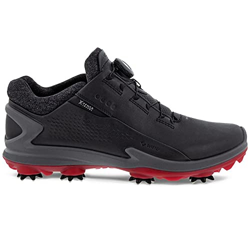 ECCO Men's Biom G 3 BOA Gore-Tex Golf Shoe, Black, 13-13.5