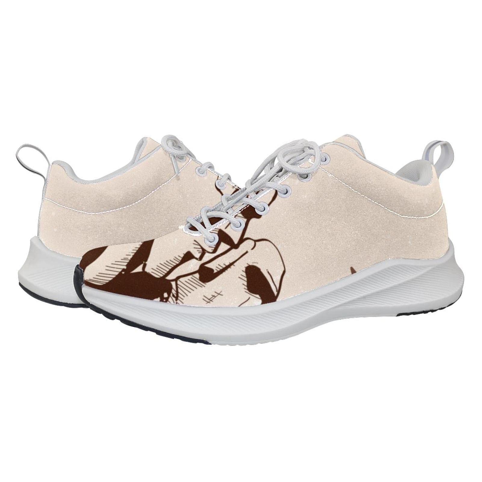 Easter Island Moai Statue Personalized Sneakers Lightweight Walking Shoes Running Athletic Casual Sneakers Multicoloured