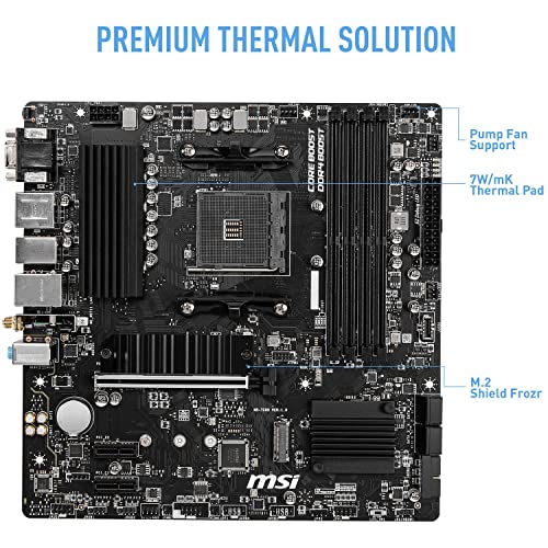 Micro Center AMD Ryzen 5 5600X 6-core, 12-Thread Unlocked Desktop Processor with Wraith Stealth Cooler Bundle with B550M PRO-VDH WiFi ProSeries Motherboard and 2TB Gen3 2280 SSD