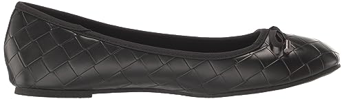 EVANS Women's Ballet Flat, Black, 5 Wide