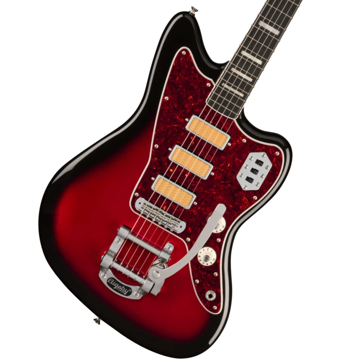 Fender Gold Foil Jazzmaster Electric Guitar - Candy Apple Burst