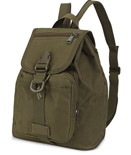 Mochila Military Cool Mochila Military Cool Mini Army Green Backpack Water Resistant Backpack for Mens Bookbags 10L