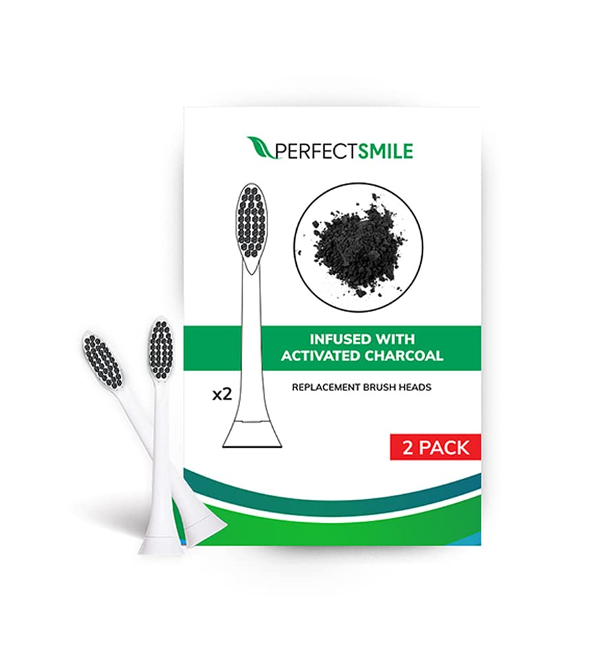 Perfect Smile Electric Toothbrush Replacement Charcoal Heads