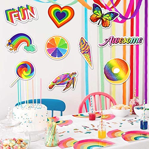 Rainbow Stickers for Kids Rainbow Stickers for Water Bottles LGBTQ Stickers Pack LGBTQ Stickers for Laptop(50 Pcs)