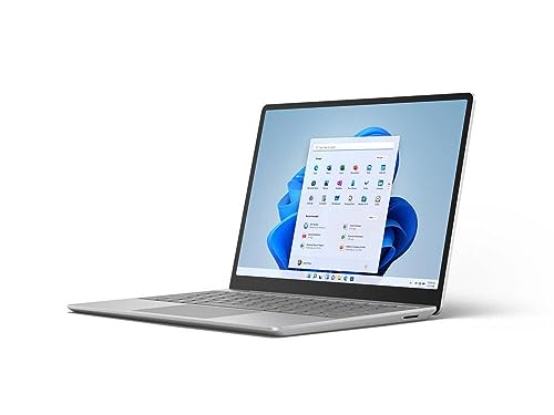 MICROSOFT Surface Laptop GO 2, 12.4" PIXELSENSE Touchscreen, 11TH GEN Intel: i5, 8GB RAM, 128GB SSD W10H-S Platinum (Renewed Premium),Silver