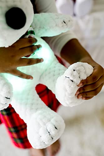 DanDee Peanuts | 12” Singing and Light Up Animated Holiday Snoopy | Officially Licensed Collectible Plush, White