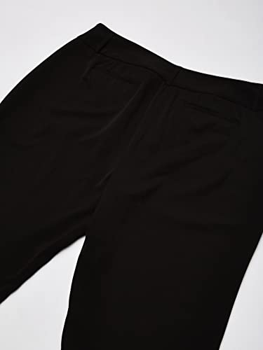 Rafaella Women's Plus Size Curvy Fit Gabardine Bootcut Stretch Dress Pants, 31 Inch Inseam, With Pockets (Size 16-22), Black, 16