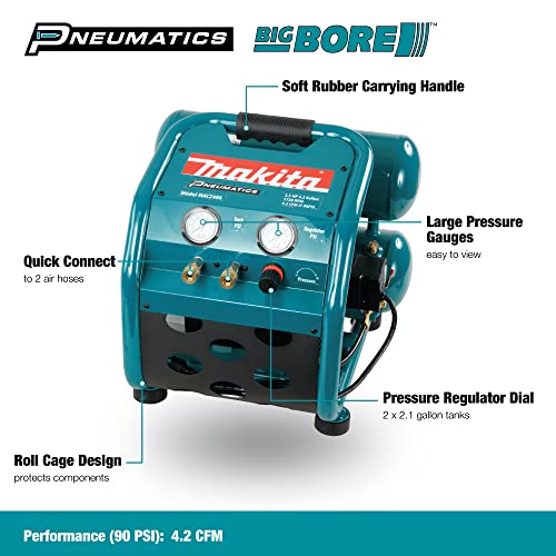 Makita MAC2400 2.5 HP* Big Bore™ Air Compressor
