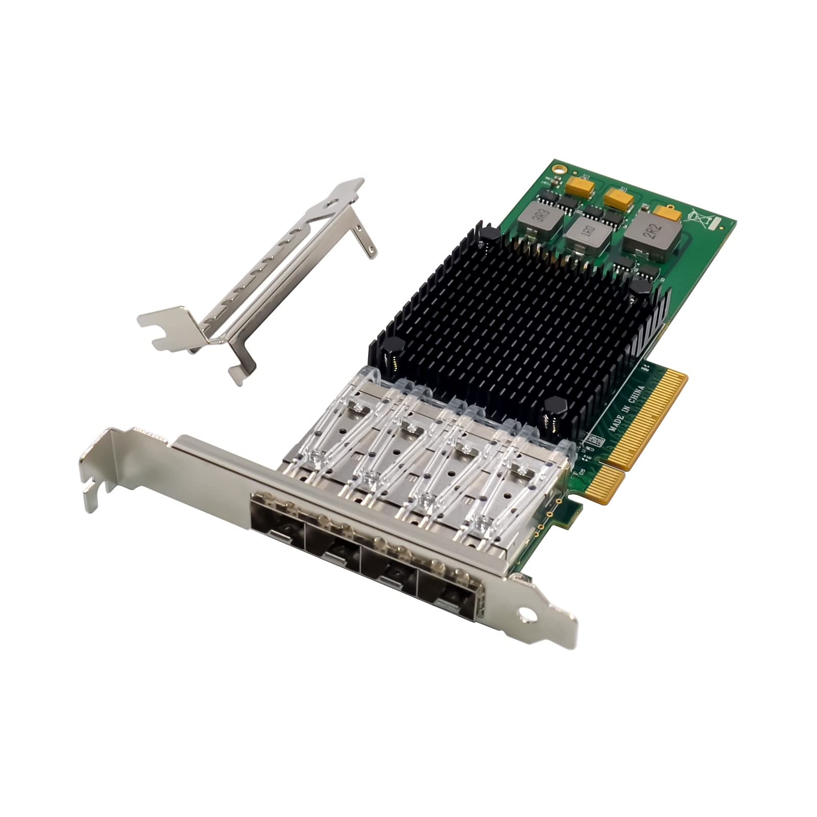 HINYSENO PCIe x8 Dual 10G SFP+ Fiber Port 10Gb Ethernet PCI Express x8 Network Cards Adapter with Broadcom BCM57810 Chipset