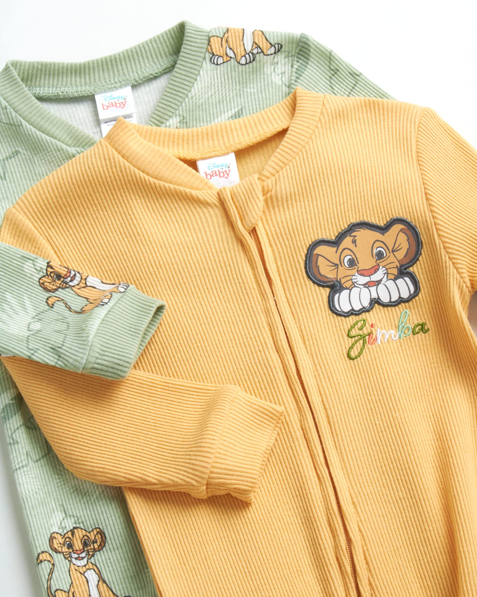 Disney Baby Boys' Mickey Mouse Romper - 2 Pack Sleep n' Play Footed Coveralls (0-9M), Size 3-6 Months, Winnie the Pooh