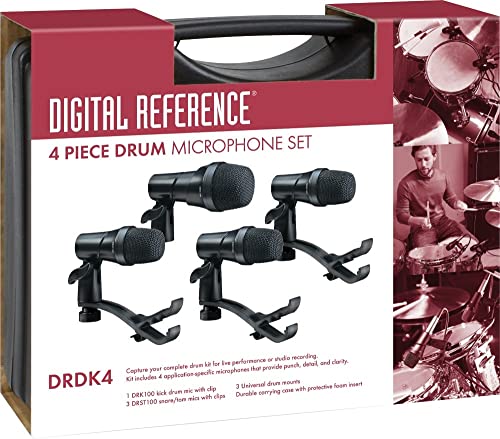 Digital Reference DRDK4 4-Piece Drum Mic Kit