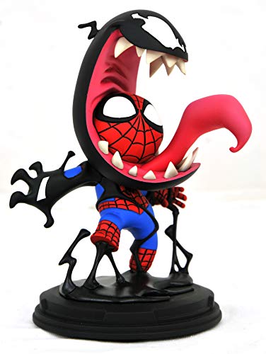 DIAMOND SELECT TOYS Marvel Animated Venom & Spider-Man Statue,Multicolor,5 inches
