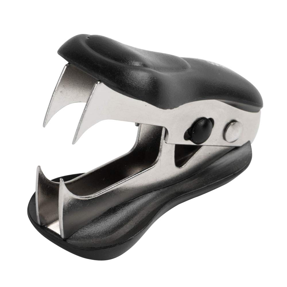 Eagle Staple Remover with Safety Lock, Staple Puller, 3-Pack, Black