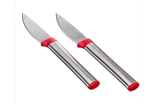 Joie Paring Knives Bundle with Joie Stainless Steel Flex Paring Knives (Assorted Colors)