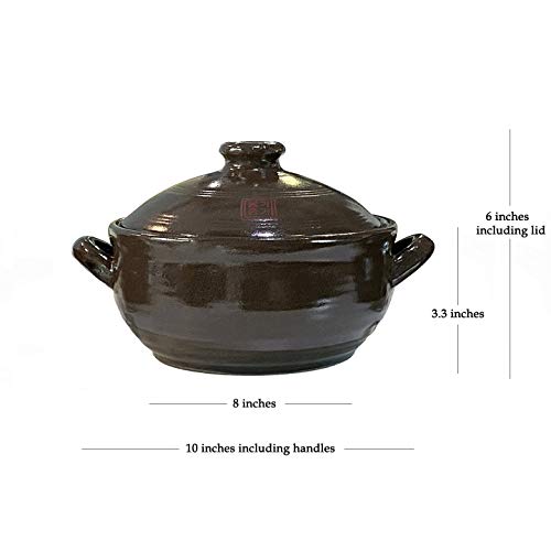 OnggiJonggi Korean Earthenware Clay Hot Pot (1400ml)