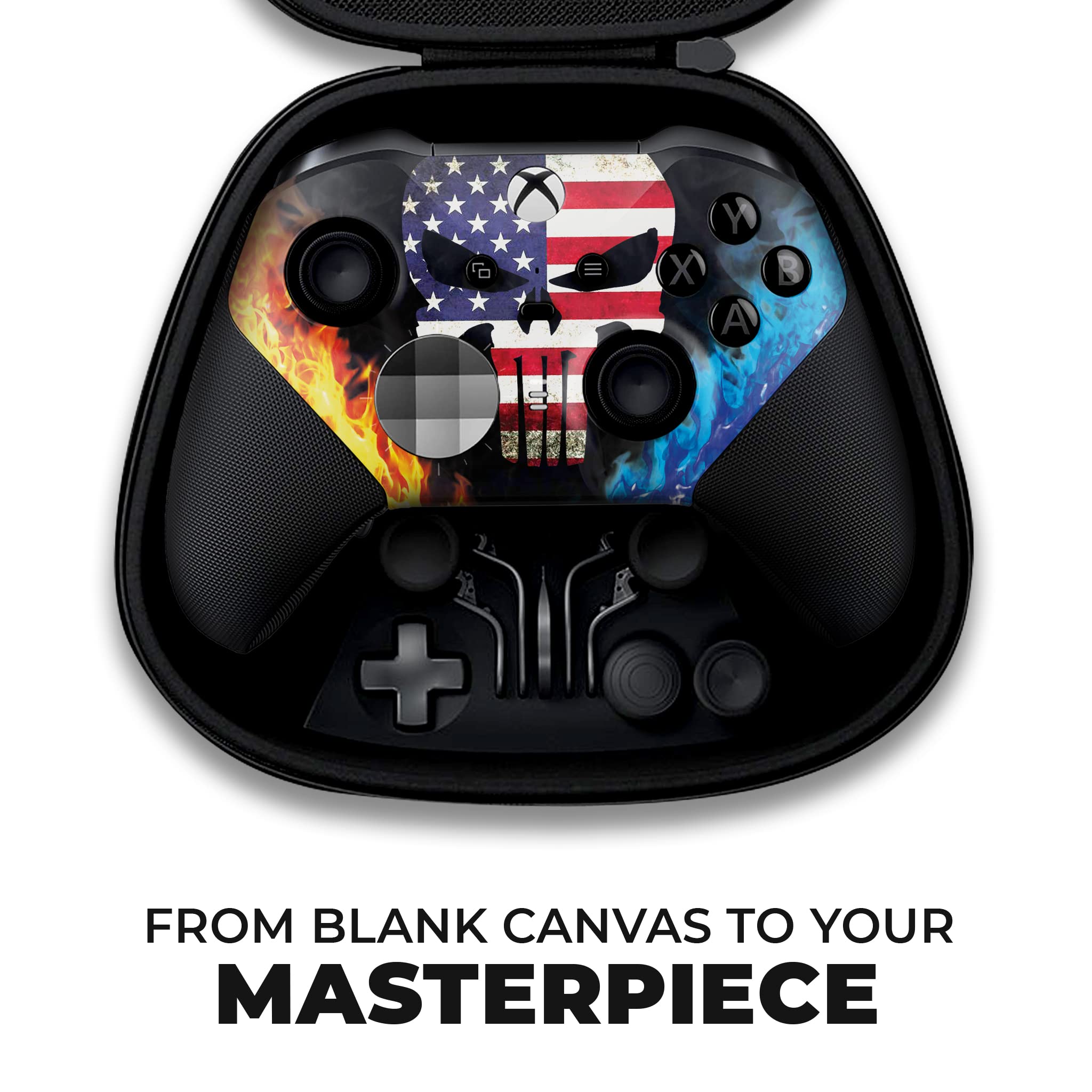 DreamController Vegetta X-box Elite Controller Series 2 Limited Edition Custom Elite Series 2 Controller for X-box One/Series X/S. Made with Advanced Hydro-Dip Paint Technology (Not Just a Skin)
