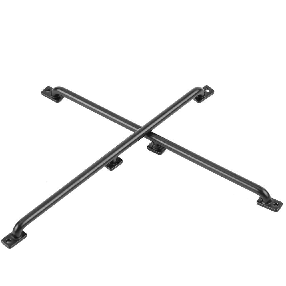 Dilwe RC Car Body Shell Handrail,Metal RC Body Shell Left/Right Handrail Upgrade Replacement Accessory for 1/10 Scale RC Crawler Car(155cm) Car Model Accessory