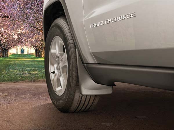 WeatherTech Custom No Drill Splash Guard MudFlaps for Jeep Gladiator - Rear Pair (120113), Black