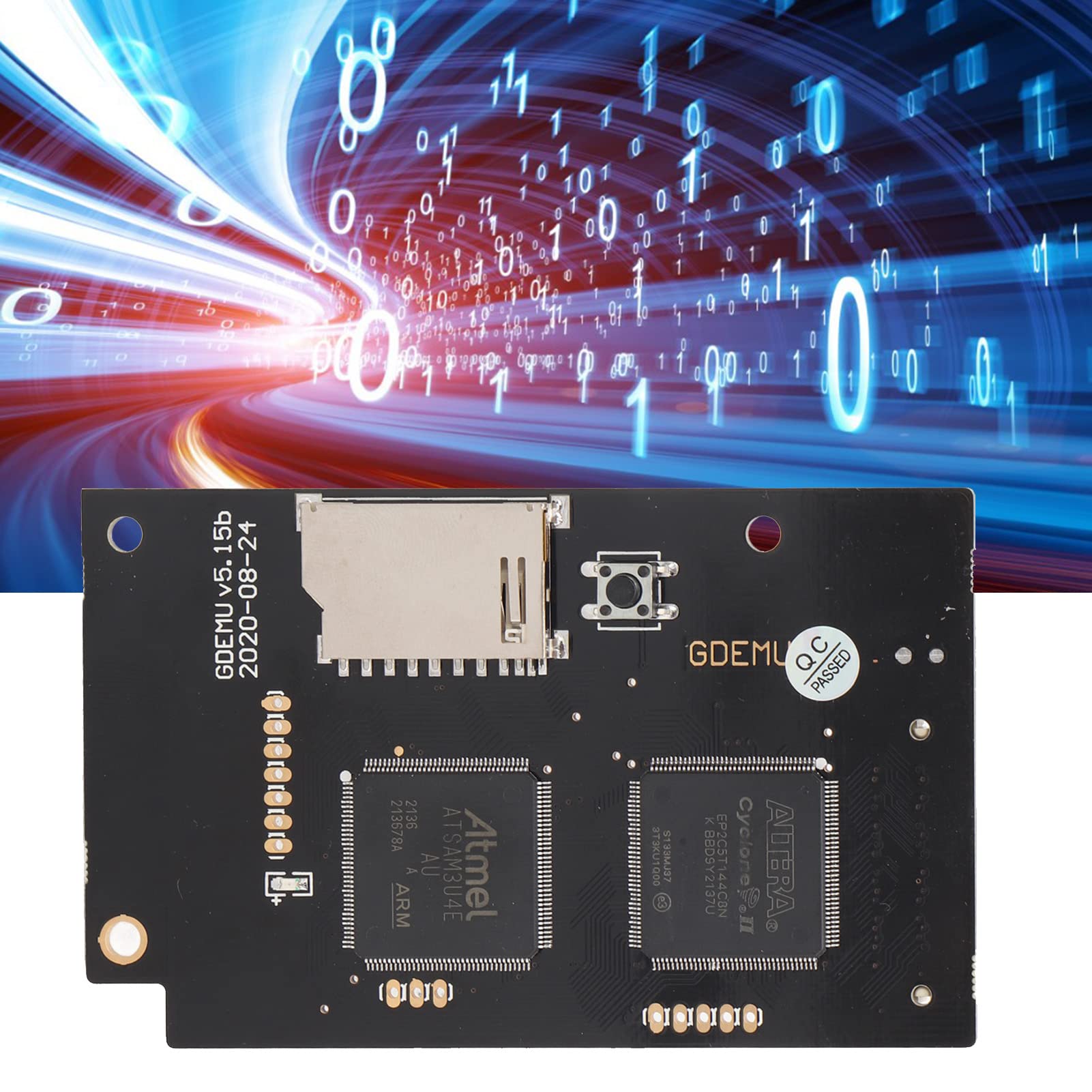 for GDEMU Optical Drive Emulation Board for SEGA Dreamcast DC Game Console, Built in Free Disk, V5.15B Remote SD Card Mounting Kit