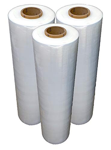 PSBM Laundry Protection Stretch Wrap Film, 2 Pack, 36 Inch x 5000 Feet, 50 Gauge, Non PVC, for Storing and Protecting Laundry
