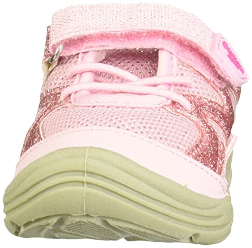 OshKosh B'Gosh Girls Dyana Bump Toe Sneaker, Light Pink, 4 Toddler