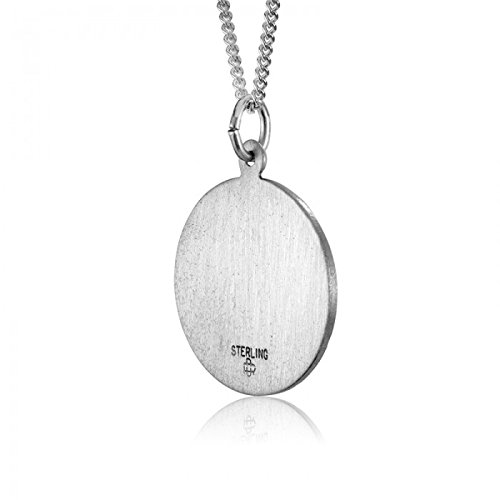 Saint Raphael 22mm Sterling Silver Pendant–Guardian Angels–Blind People–Apothecaries–Nightmares – Nurses – Pharmacists - Travelers - Youth Active