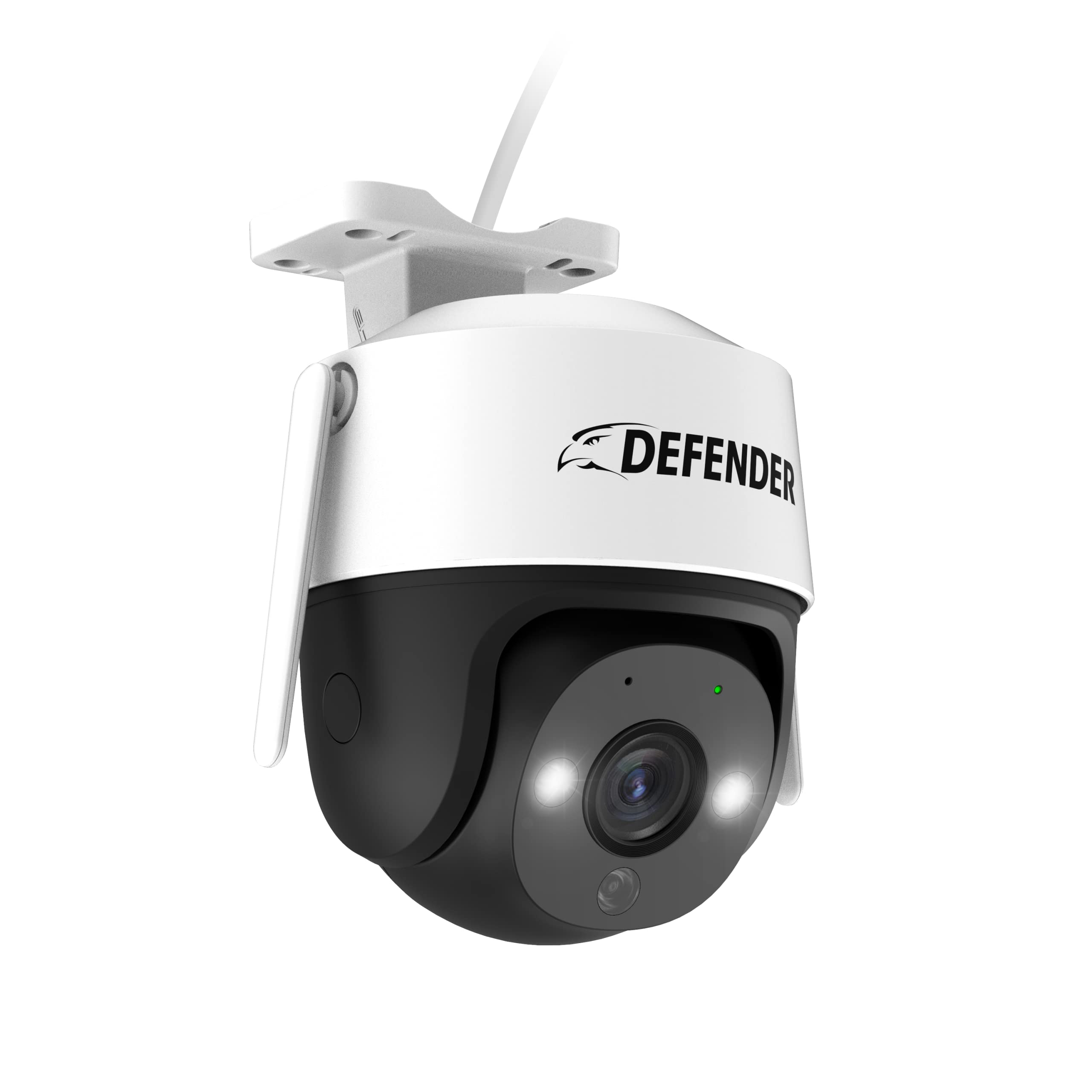 Guard Pro PTZ 2K HD Wi Fi Security Camera with Motion Tracking, Outdoor Plug-in Power, Color Night Vision, Human Detection (1 Camera)