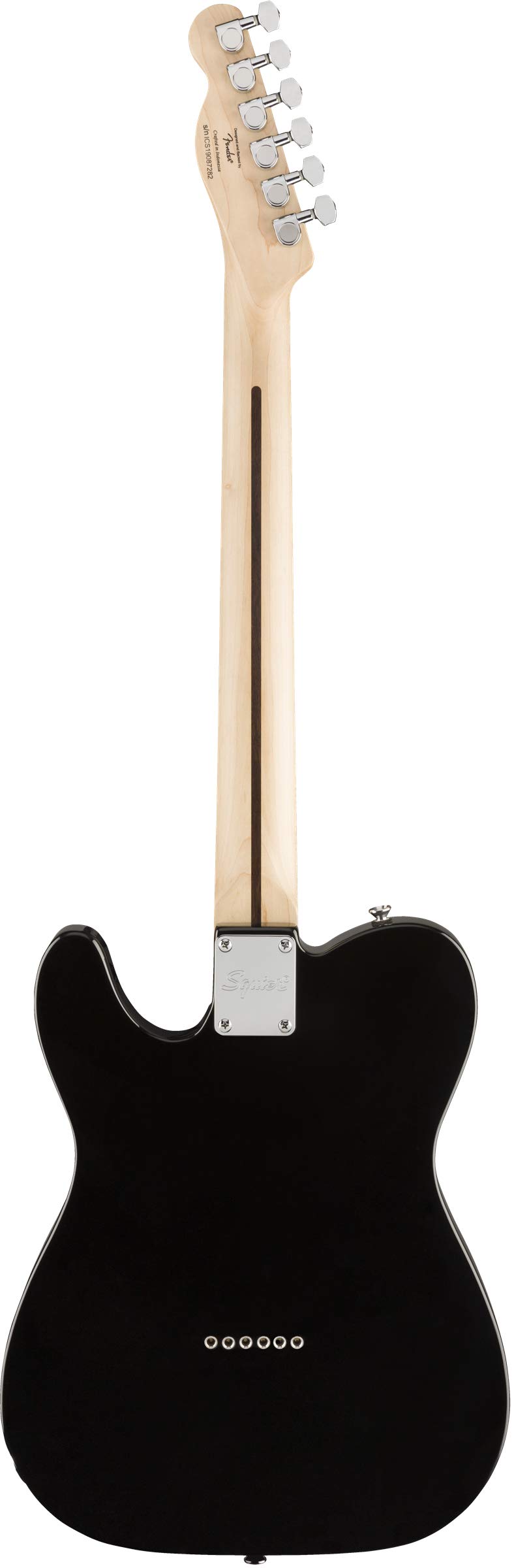 Fender Squier Bullet Telecaster, Laurel - Black Bundle with Gig Bag, Tuner, Strap, Picks, Fender Play Online Lessons, and Austin Bazaar Instructional DVD