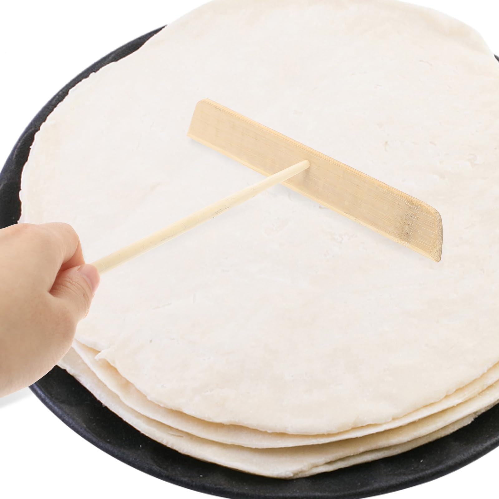 Kichvoe 1 Set Pancake Tools Crepe Oil Spreader Pancake Maker Stick Pancake Spreader Wooden Spreader Crepe Oil Brush Spreader Japanese Grill Crepes Pancakes Bamboo Smudge Stick