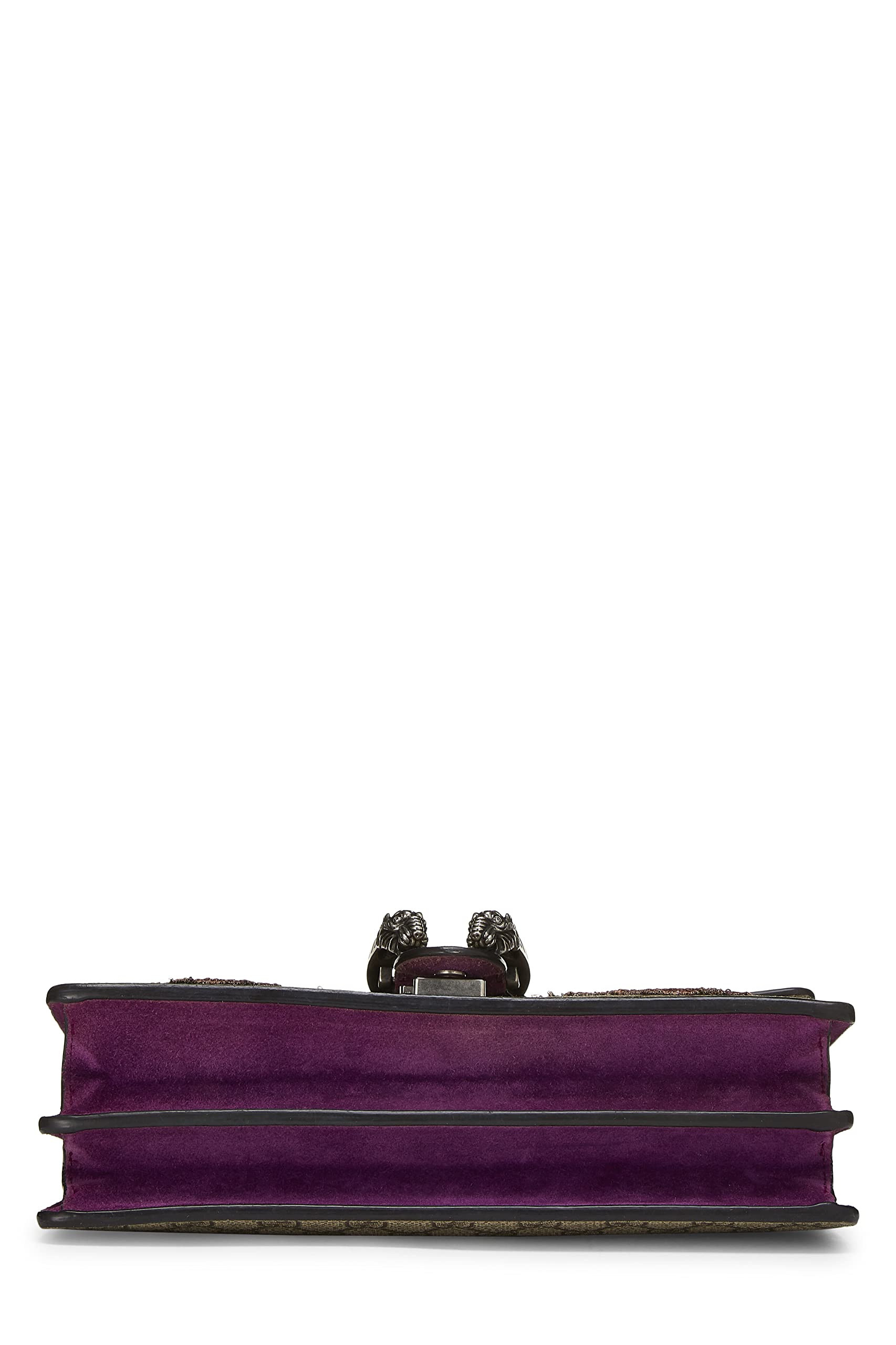 Gucci, Pre-Loved Original GG Supreme Canvas Dionysus Shoulder Bag Small, Purple