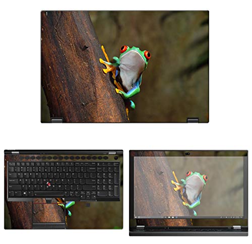 Decalrus - Protective Decal Frog Skin Sticker for Lenovo ThinkPad P53 (15.6" Screen) case Cover wrap LEthnkpd15_P53-86