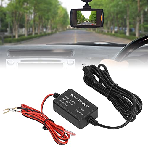 Dash Cam Hardwire Kit, Mini USB Hard Wire Kit for Dashcam, Car Dash Camera Power Cord, for Mirror Cam GPS Navigator Radar Detector (Micro)