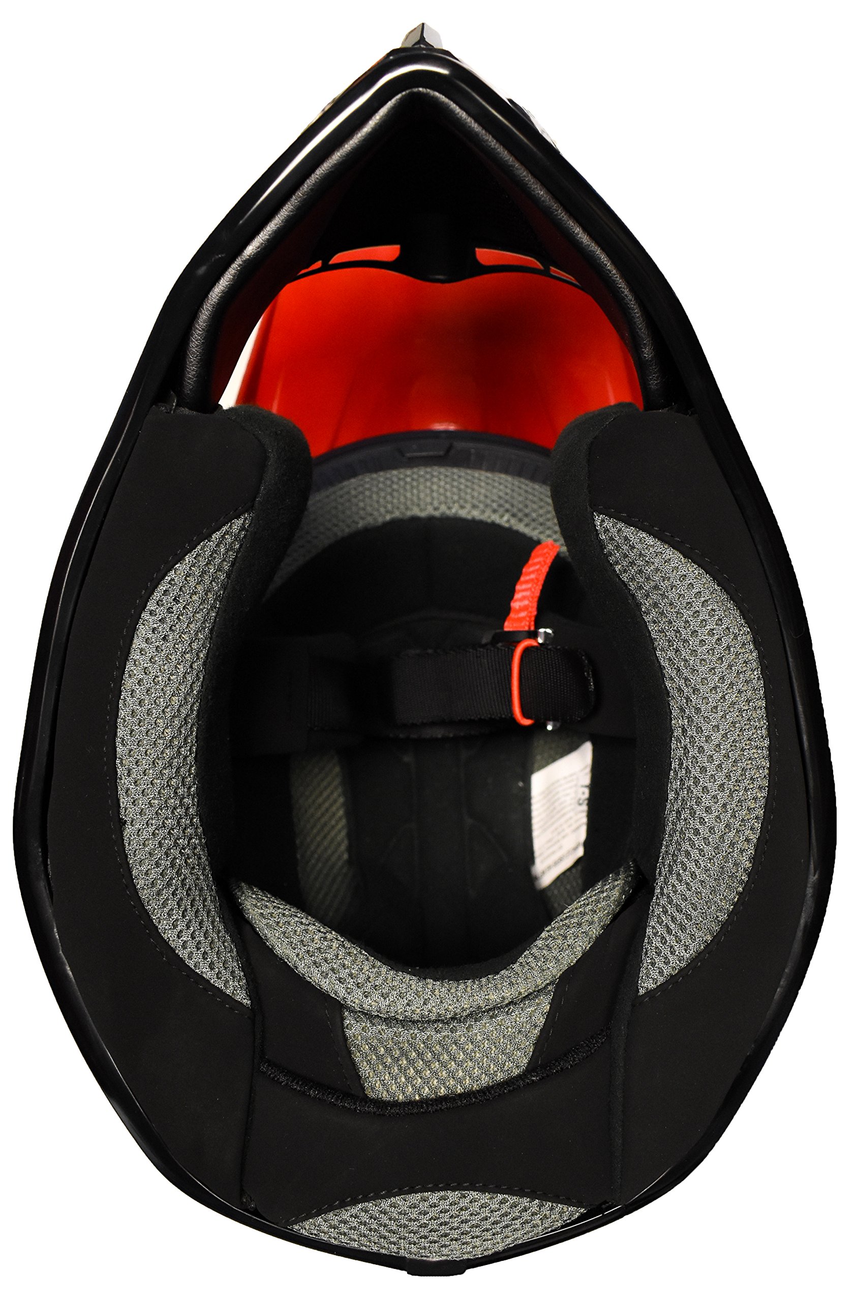 Typhoon Kids Pee Wee Off Road Motocross Gear Combo Helmet Gloves Goggles & Chest Protector Red - Small