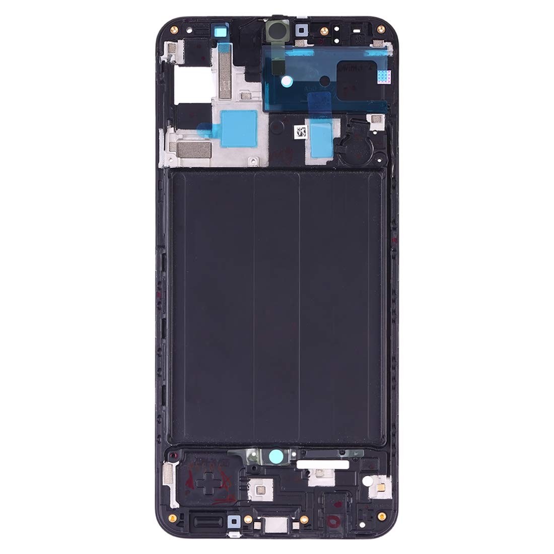 for Galaxy A50 SM-A505F/DS, A505FN/DS, A505GN/DS, A505FM/DS, A505YN Front Housing LCD Frame Bezel Plate (Black)