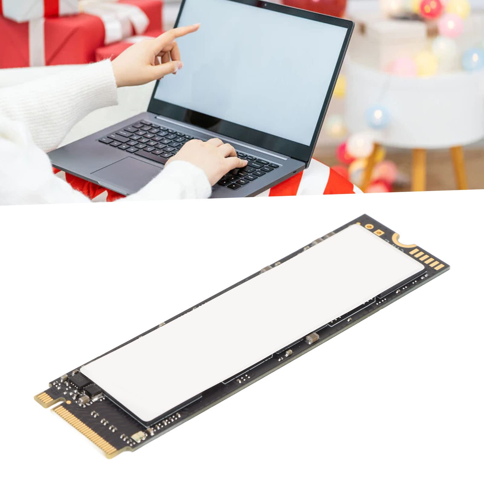 Feilei 512GB SSD Gaming, 3D TLC Flash Type Various Capacities M.2 M Key Interface M.2 K300 SSD PCB Material for Laptop for Desktop PC 128GB