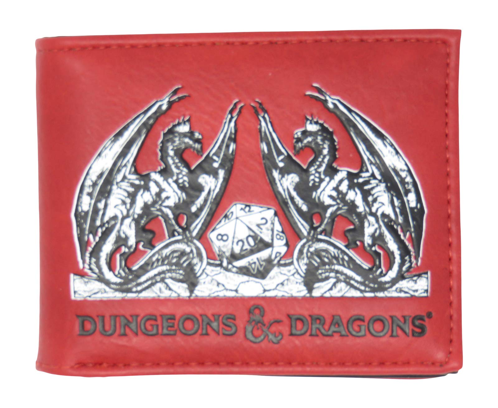 Dungeons and Dragons Logo Faux Leather Bifold Wallet