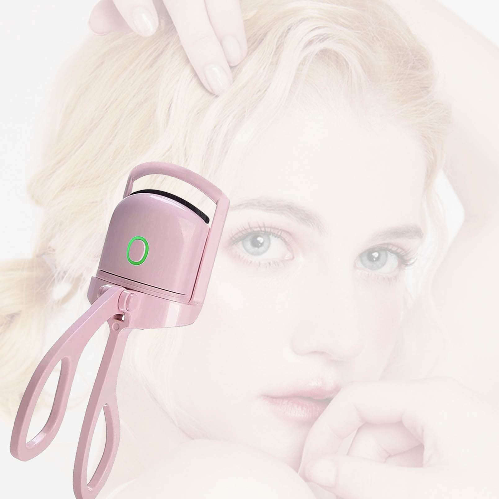 Heated Eyelash Curler, Electric Eyelash Curlers, USB Rechargeable Eye Lash Curler with 2 Temperature Modes Quick Natural Curling Eye Lashes for Long Lasting