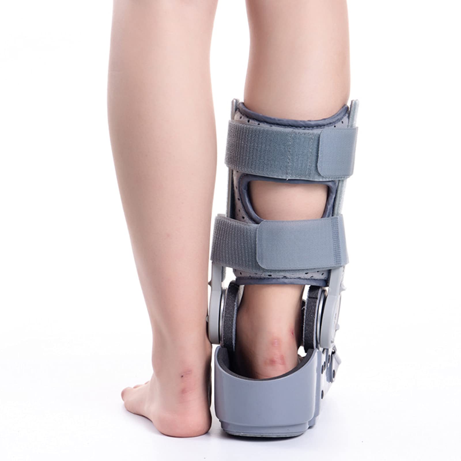 DXDUI Fracture Walking Shoes Boot Ankle Orthosis Joint Fixation Brace Adjustable Breathable Calf Protector Injuries Fractures Sprains Instead of Plaster,XL