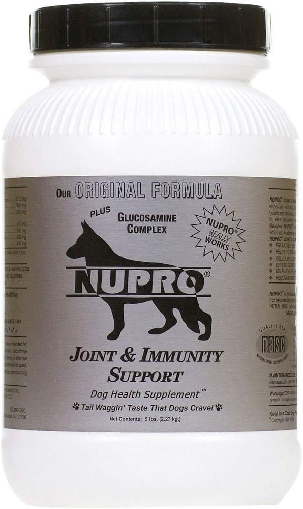 Nupro's Nutri-Pet Research Joint Support, 5 Pound. ILIOS Packaging.