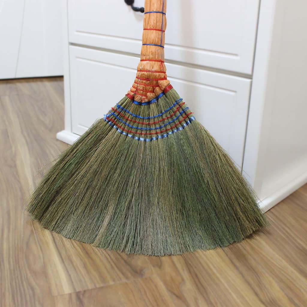 LYSLDH Hand-Woven Mango Broom Soft Hair Broom Home Wood Flooring Tile Cleaning Set Hair Fantastic Single Broom
