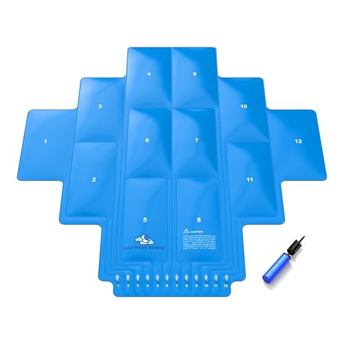 Mattress Renew 12-Zone Customizable Support - One Size Works for All Bed Sizes - Sagging Mattress Solution - Under Mattress Support - Sinking Mattress Fix - Mattress Dip Corrector - Fix Mattress Sag