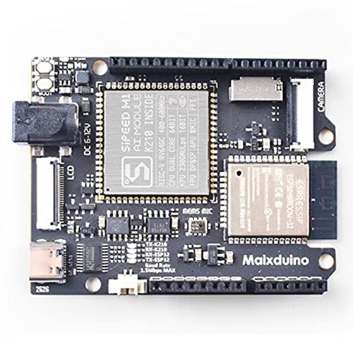 Lyzeous for Maix Duino K210 RISC-V AI+LOT ESP32 Board Accessories Kit +2.4 Inch Screen+32G TF Card+G4.4 Camera+Binocular Camera
