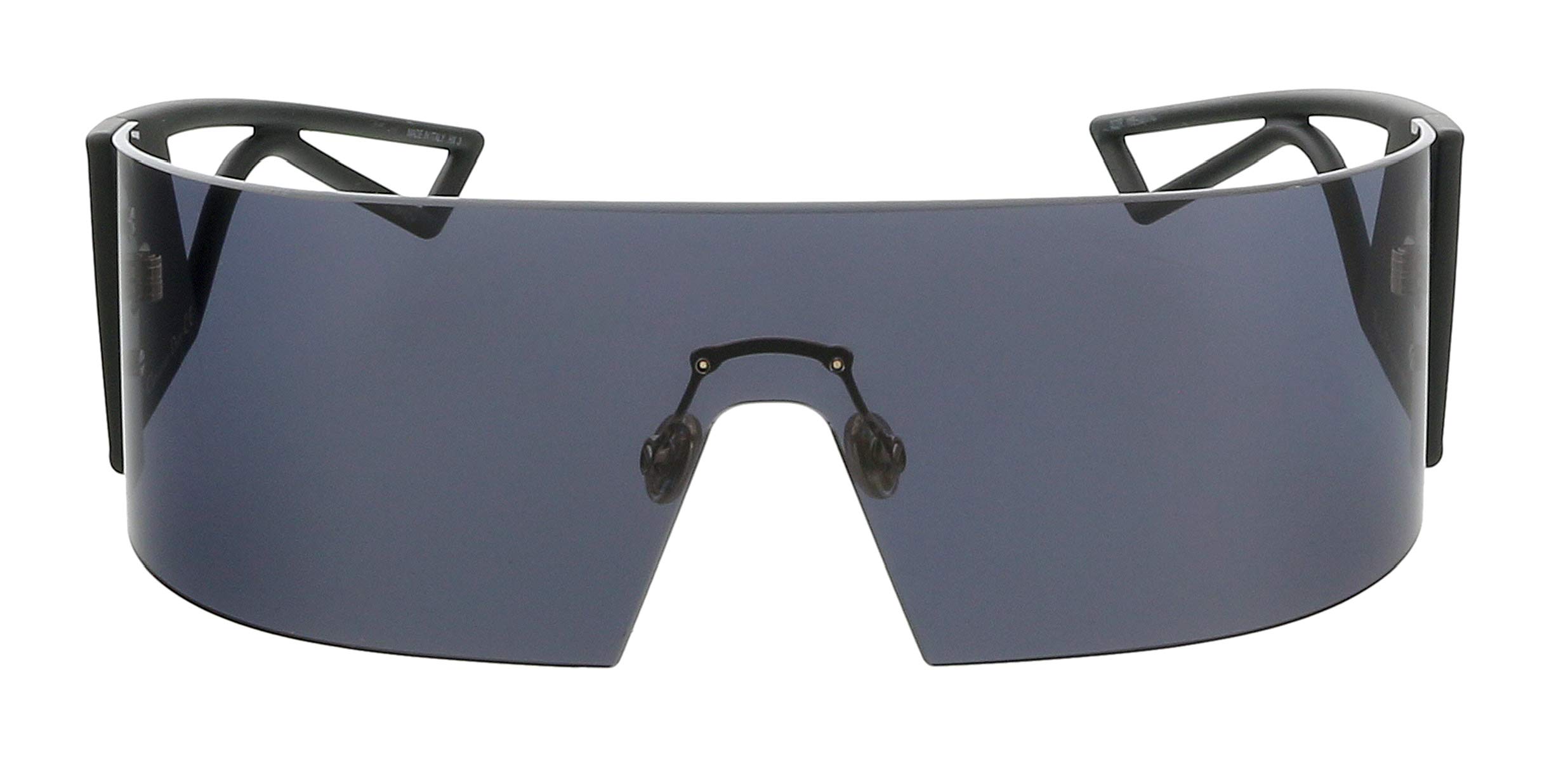 Dior 202504-0003 Sunglasses MATTE BLACK w/GREY BLUE 99mm