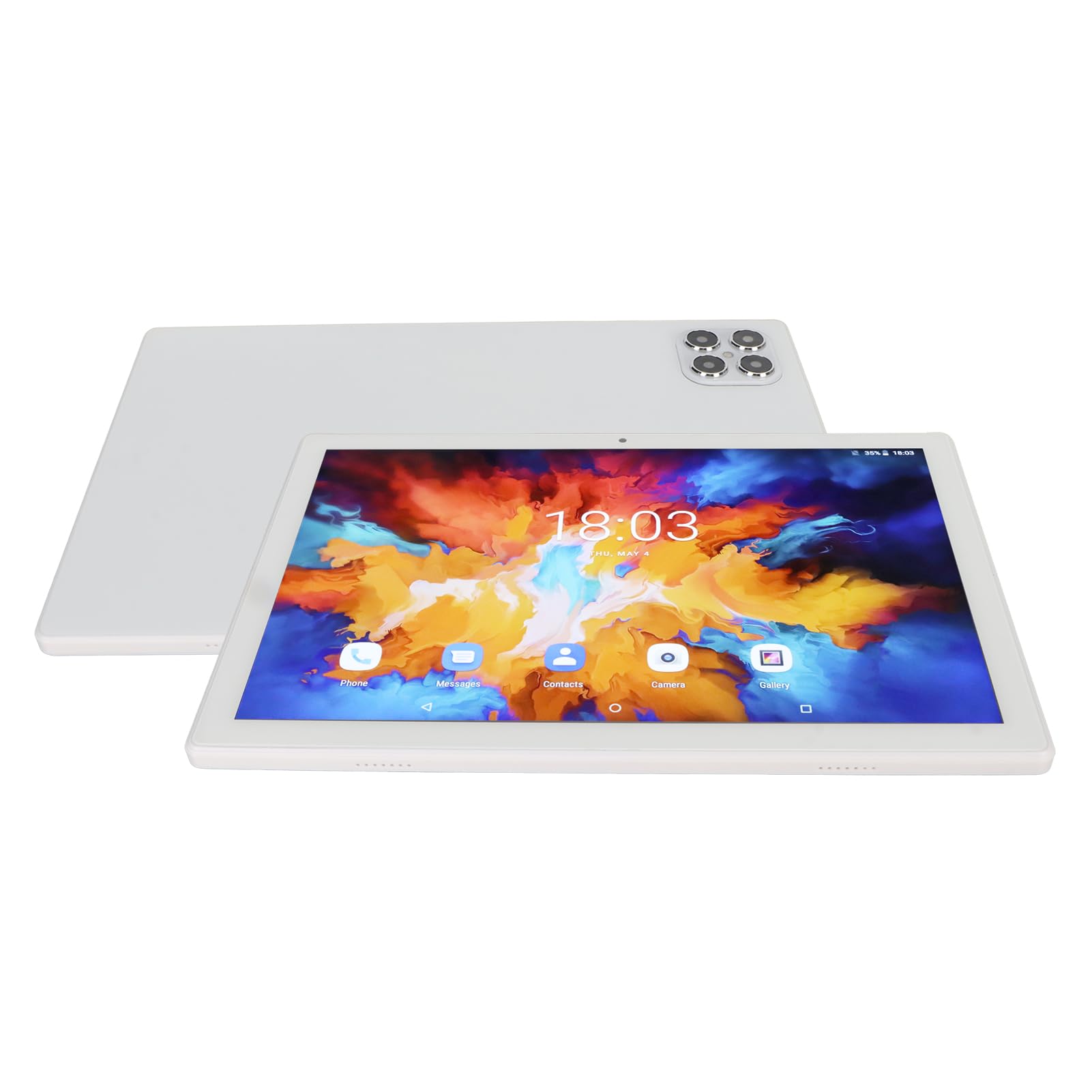 DAUERHAFT 10.1 Inch Tablet PC, 4G LTE Tablet 2.4G 5G WiFi 8800mAh 100β240V 8 Core CPU 5.0 with Earbuds for Android 11.0 for Work (US Plug)