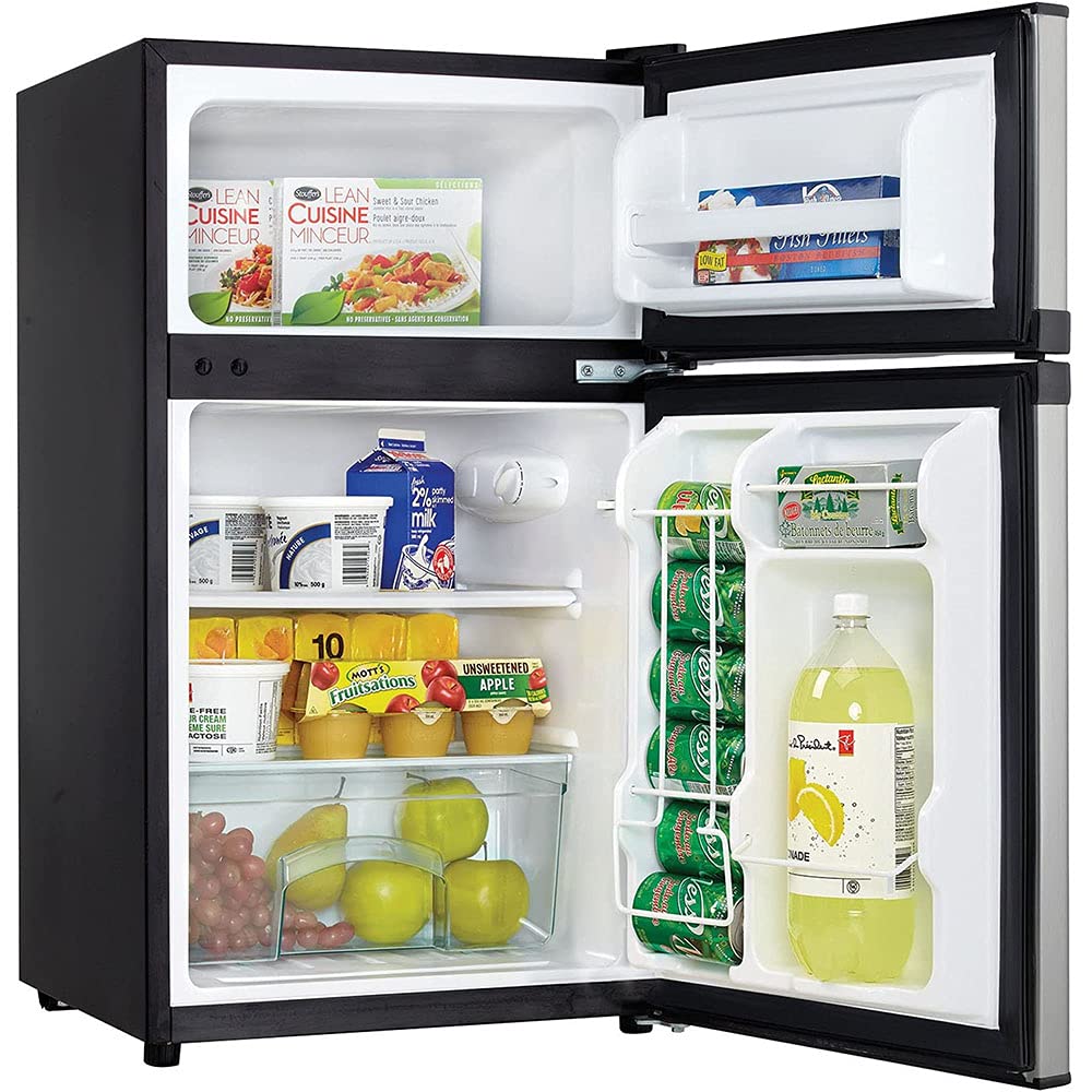 Danby DCR031B1BSRB / DCR031B1BSLDD-RF / DCR031B1BSLDD-RF 3.1 Cu. Ft. Designer Stainless Compact Refrigerator - Recertified