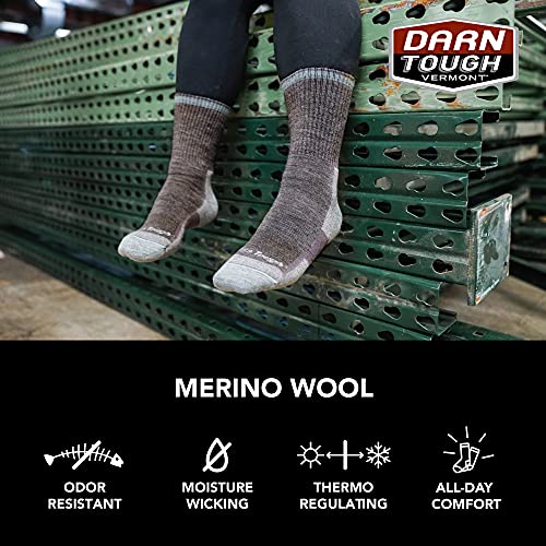 DARN TOUGH (2200) Mollie Beattie Micro Crew Midweight with Cushion Women's Sock - (Shale, Medium)