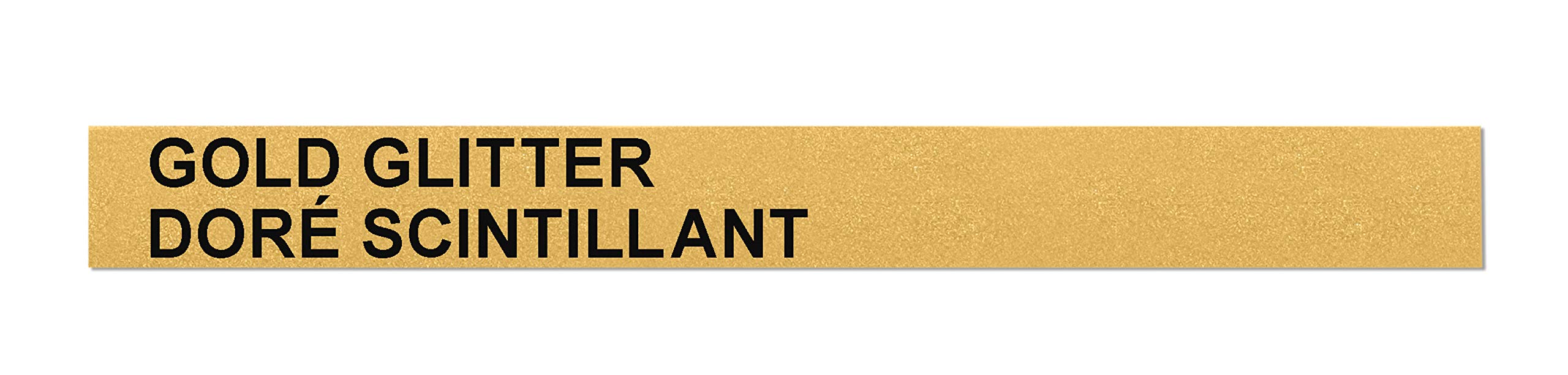 DYMO COLORPOP Authentic Label Maker Tape, 1/2" W x 10' L, Black Print on Gold Glitter, D1 Standard