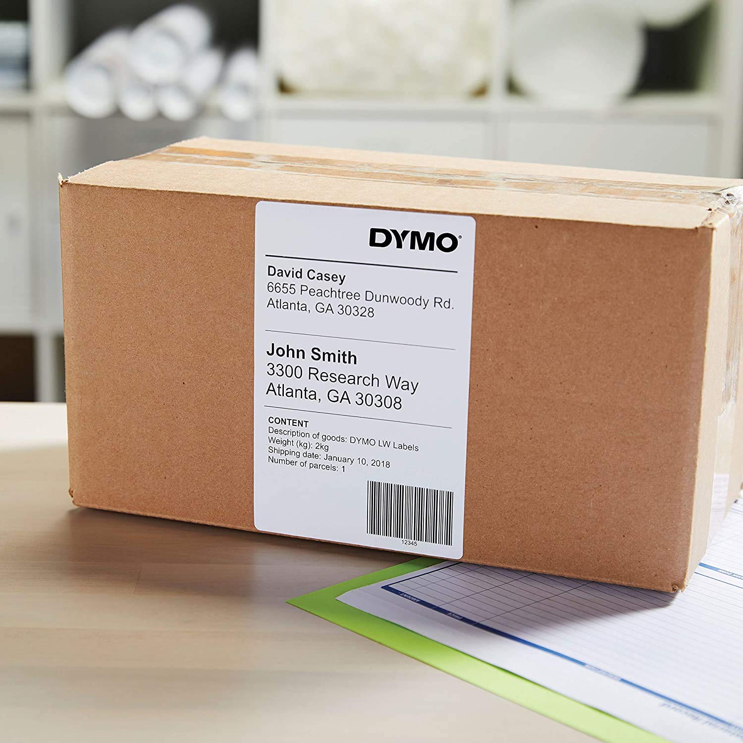 DYMO LabelWriter 4XL Thermal Label Printer (1755120) plus 1 bonus Shipping Roll 1755120