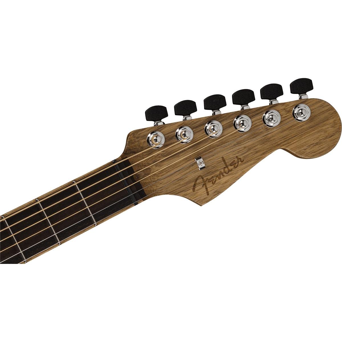 Fender American Acoustasonic Stratocaster Acoustic Guitar, Ebony Fingerboard, Ziricote